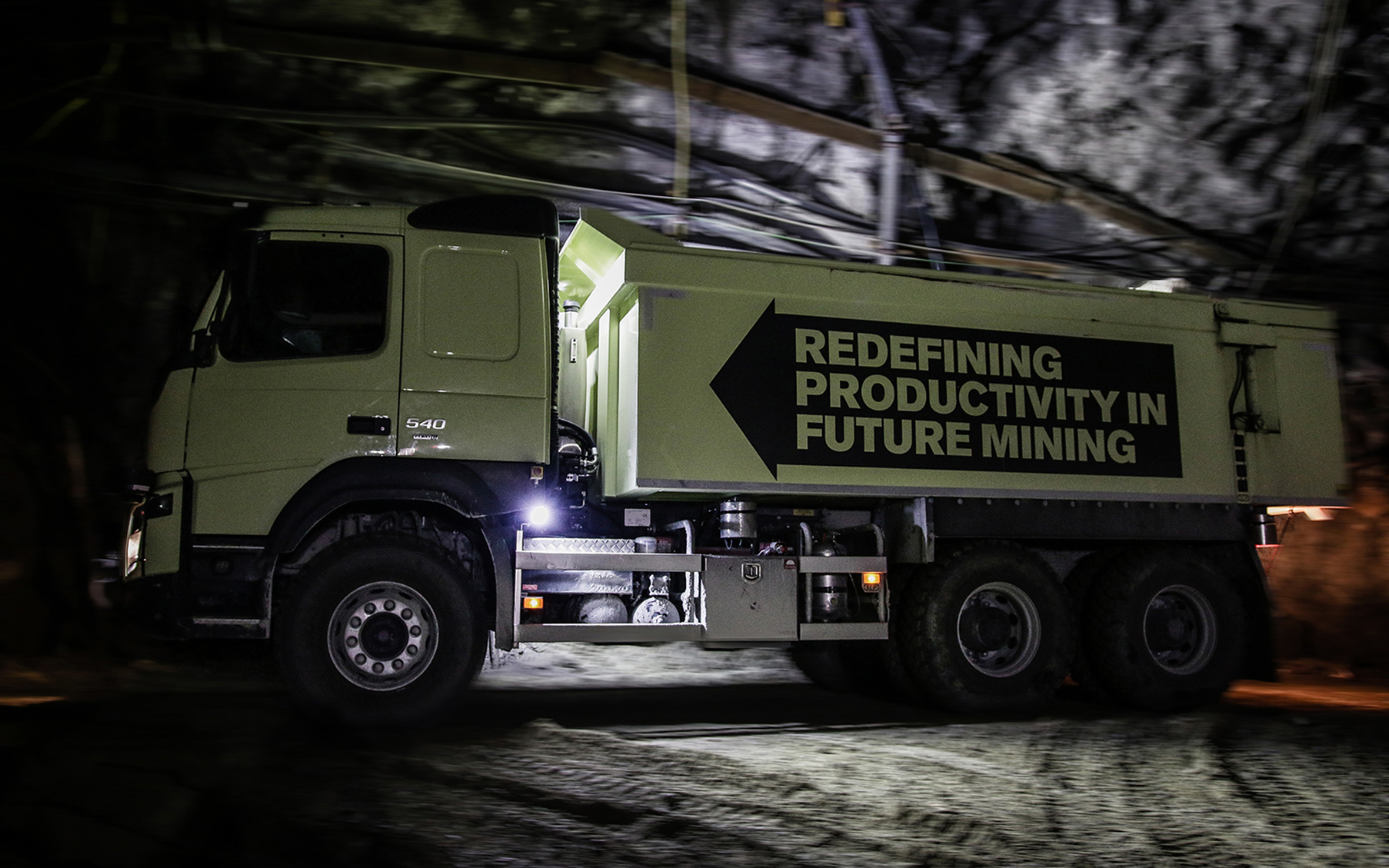 Volvo Trucks In World First Test With Self-Driving Truck In Underground ...