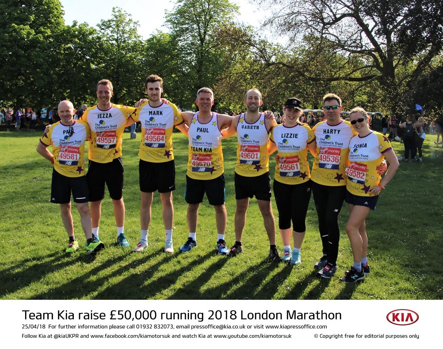 Team Kia raised £50,000 running the London Marathon - FleetPoint