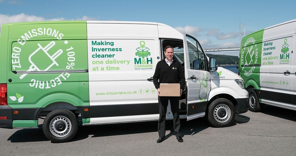 M&H Carriers first to electrify distribution fleet in north of Scotland