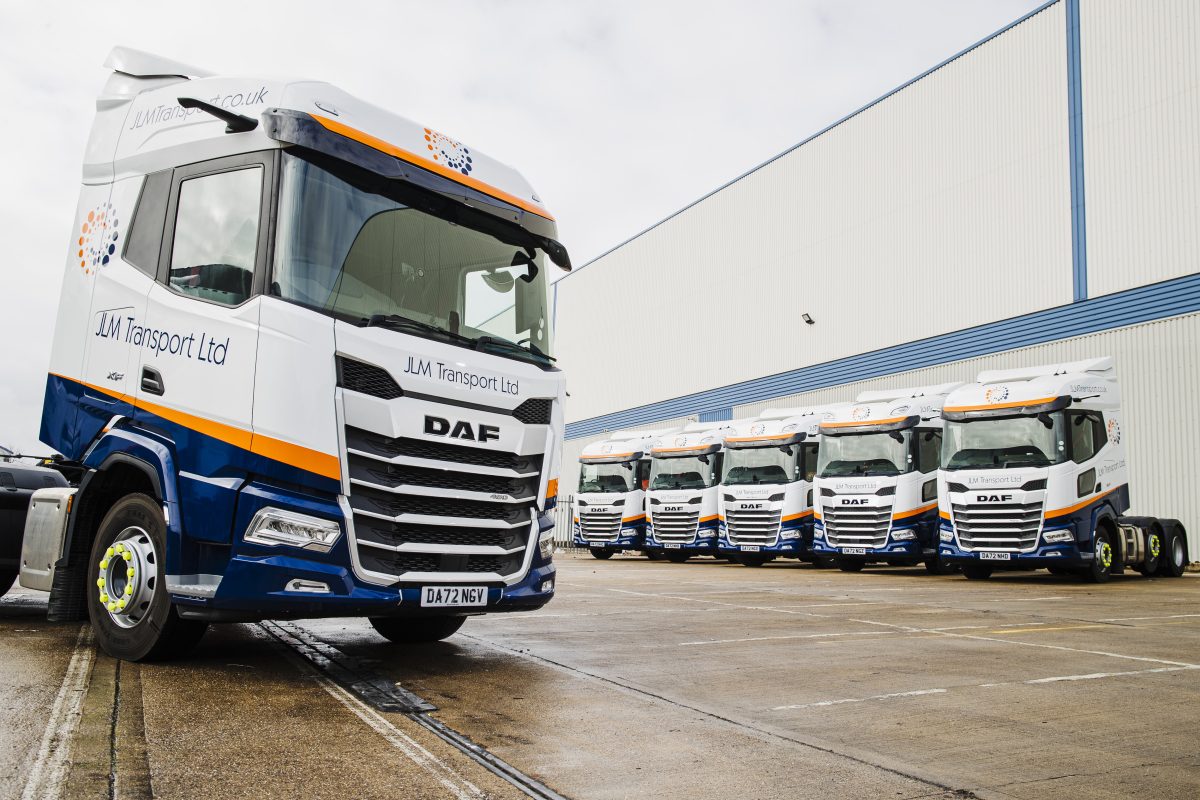 JLM Transport take delivery of a further 6 more DAF trucks