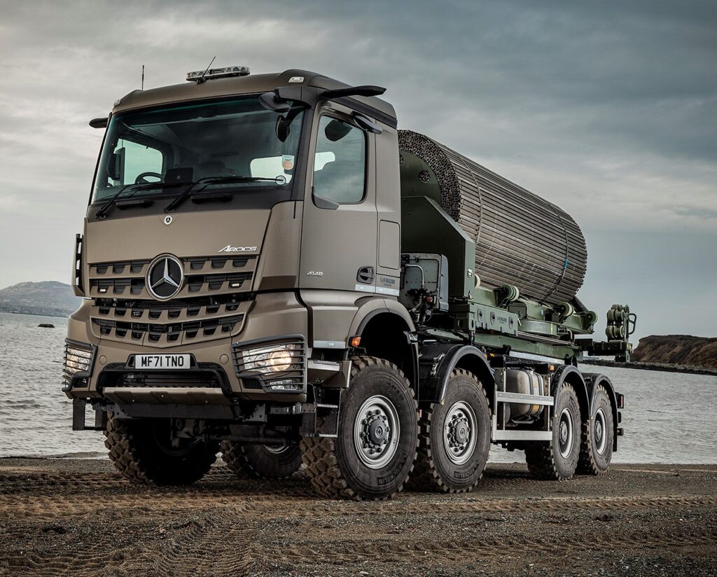 FAUN Trackway Limited choose a mighty 8x8 Mercedes-Benz Arocs