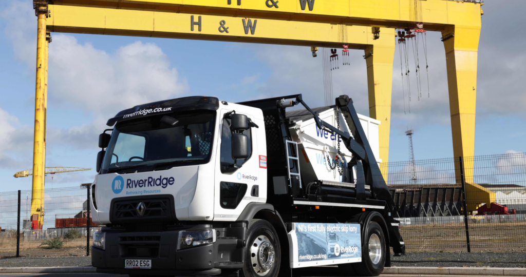 First fully electric skip lift in Northern Ireland - FleetPoint