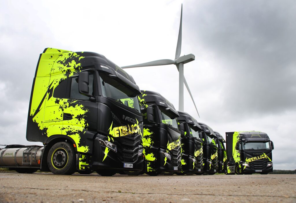 IVECO multi-energy fleet to kick-off the European leg of Metallica M72 ...