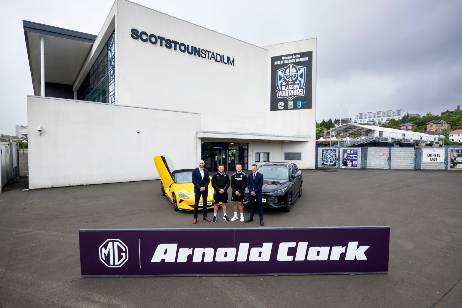 Arnold Clark MG sponsors Glasgow Warriors, Edinburgh Rugby