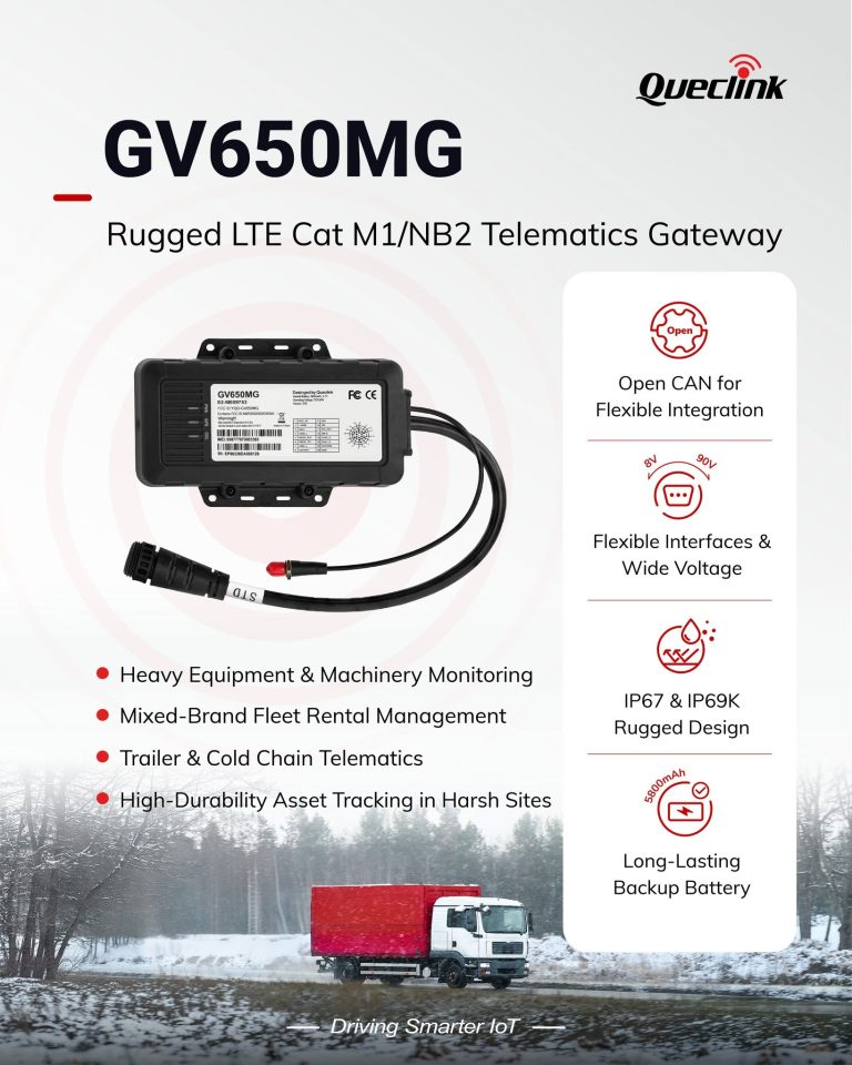 Queclink launches advanced GV650MG trailer tracker